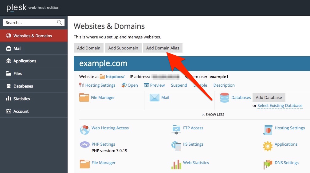 How To Add Domain Aliases In Plesk Control Panel HostJelly