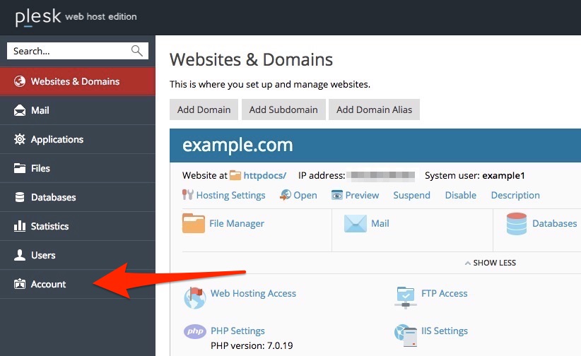 How To View Hosting Plan Summary In Plesk Control Panel Hostjelly